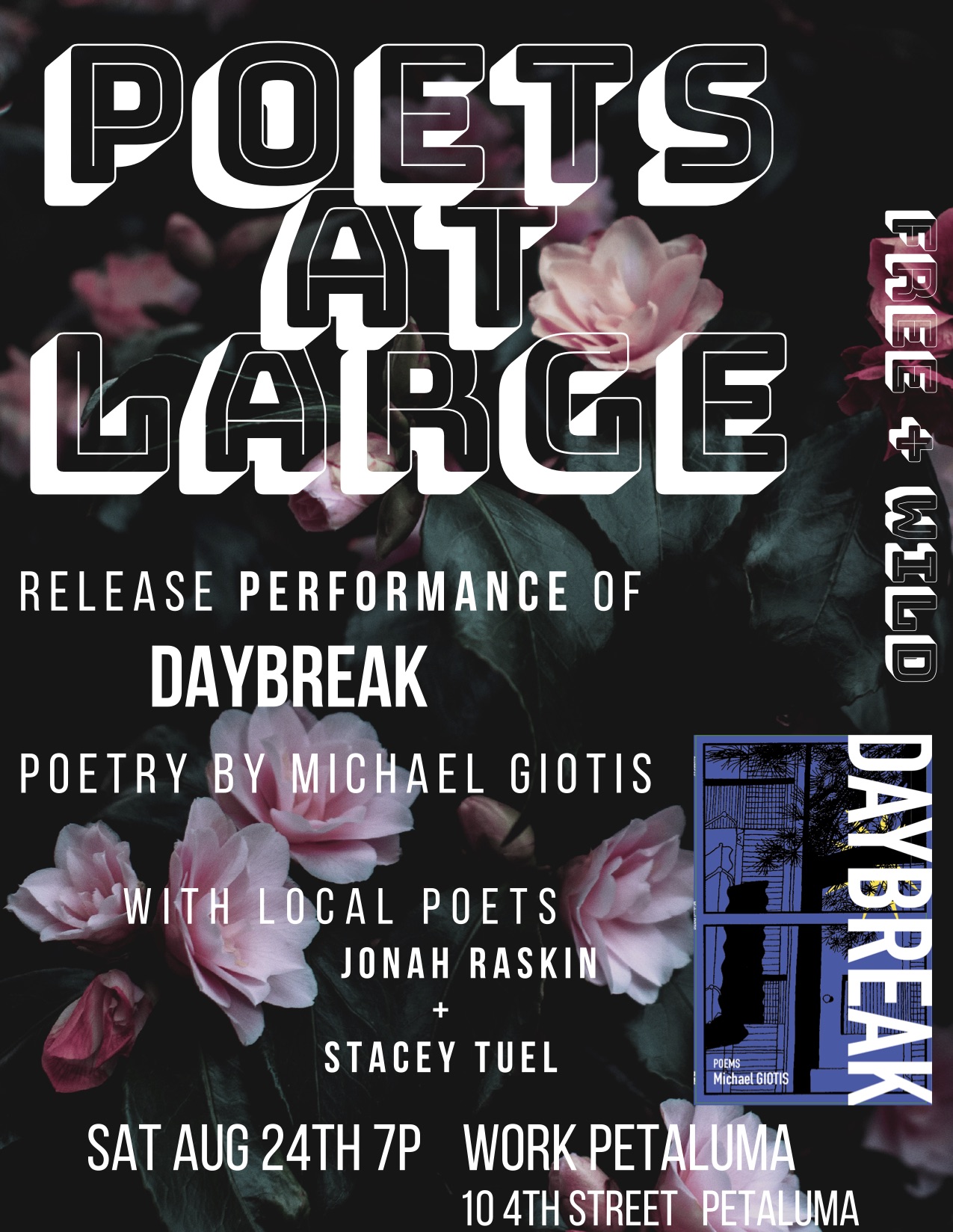 BOOK RELEASE PERFORMANCE and PARTY for DAYBREAK, poetry by MICHAEL ...
